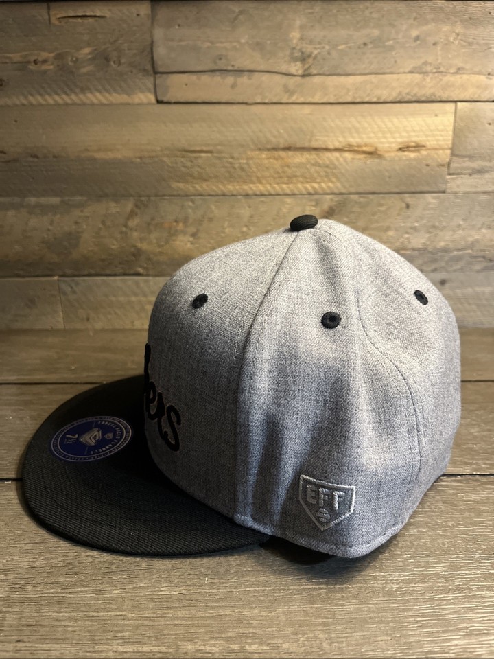 MONTREAL PANTHERS NEGRO LEAGUE EBBETS FIELD Gray BLACK FITTED HAT SZ 7 ...