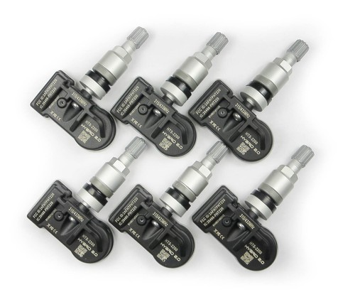 New Silver Stem 315mhz 6 Sensor TPMS Set Fits 2020 Ford F350 Super Duty ...