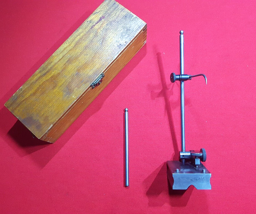 VINTAGE MOORE & WRIGHT NO.403 UNIVERSAL SURFACE GAUGE SCRIBE BLOCK ...