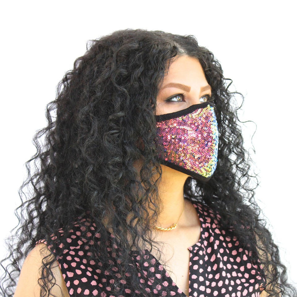 Bling Sequin Glitter Face Mask Fashion Face Masks Bling Face Mask | eBay
