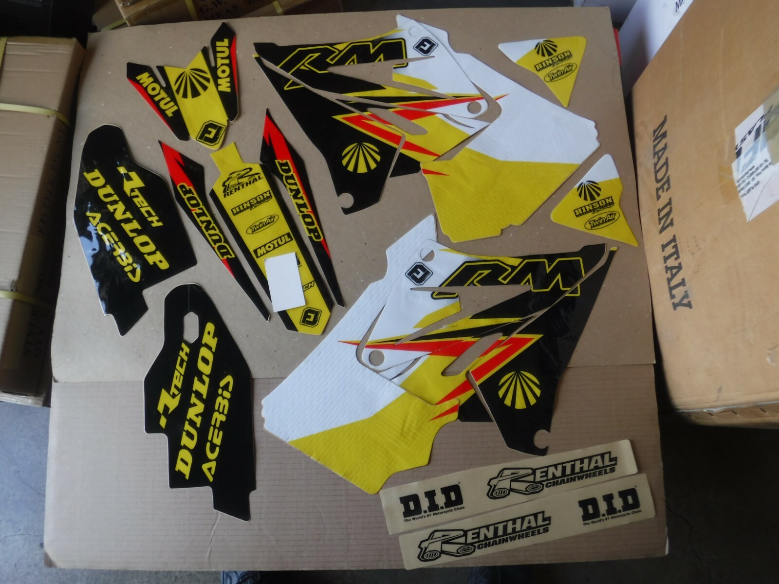 FLU RESTYLE GRAPHICS SUZUKI RM125 RM250 2001 2002 2003 2004 2005 2006 ...