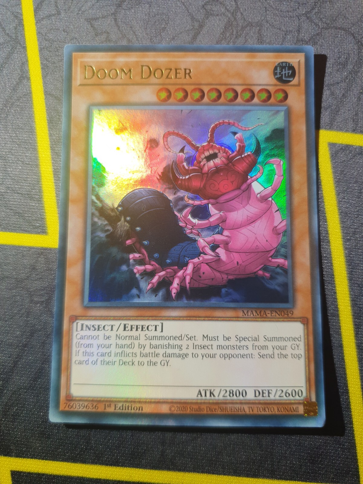 Doom Dozer - MAMA-EN049 - Ultra Rare - 1st Edition - YuGiOh | eBay