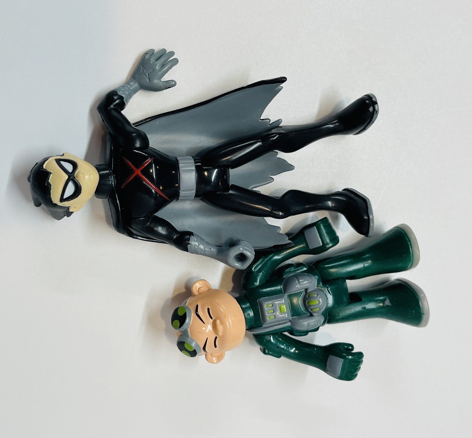 2 Vintage BanDai Teen Titans Red X Robin & Gizmo Action Figures DC ...