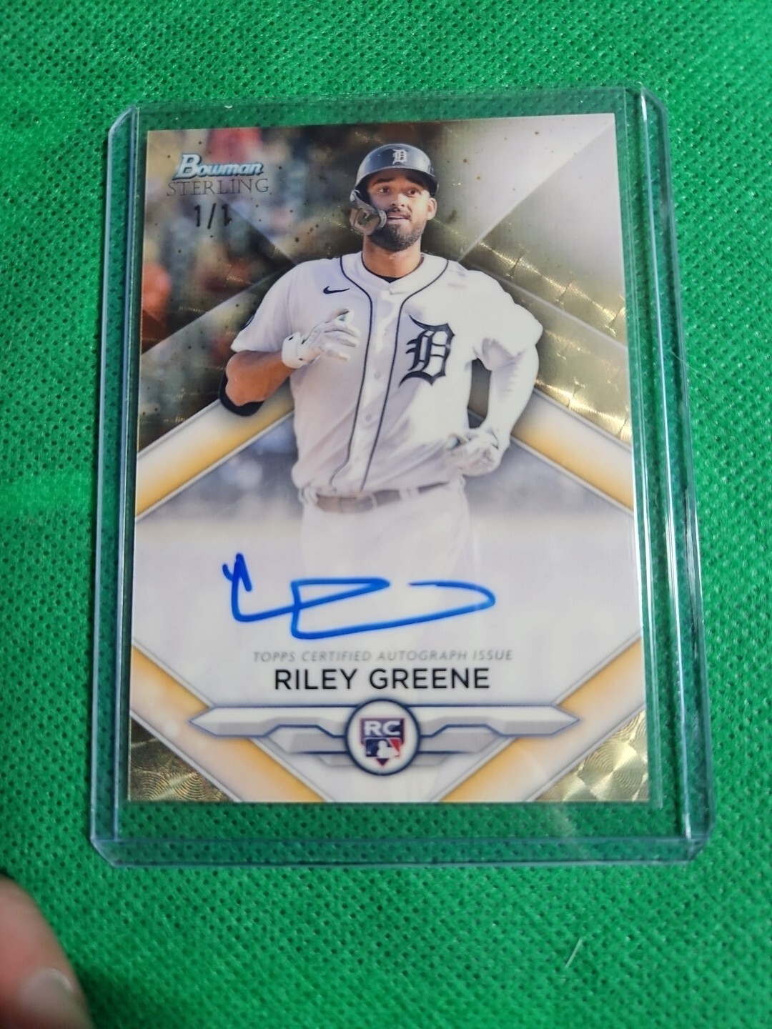 2023 Bowman Sterling - Riley Greene 1/1 SUPERFRACTOR - AUTO RC Rookie ...
