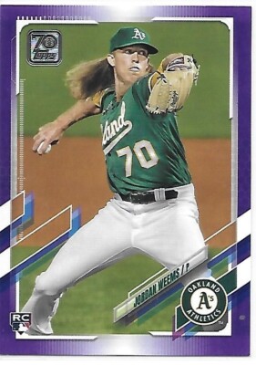 2021 Topps Series 2 Baseball Meijer Purple Jordan Weems RC Athletics | eBay