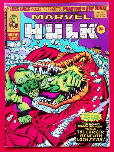 The mighty world of Marvel N° 221 : Hulk - December 22, 1976 ...