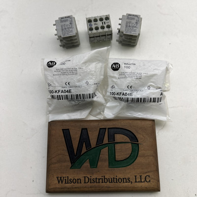 ALLEN BRADLEY 100-KFA04E SERIES A CONTACT BLOCK Lot Of 5 | eBay