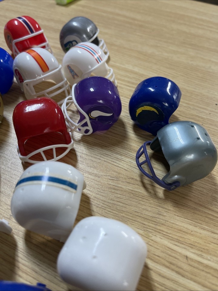Lot of 29 Vintage NFL/AFL Mini Gumball Football Helmets | eBay