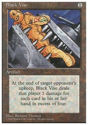 Black Vise - Medium Play MTG 4th Edition | eBay
