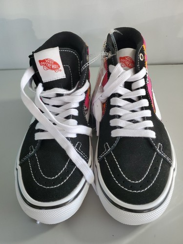 Vans Sk8-Hi Fuchsia Fedora Flaming Dice Suede Skate Mens Shoes Size 6.5 ...