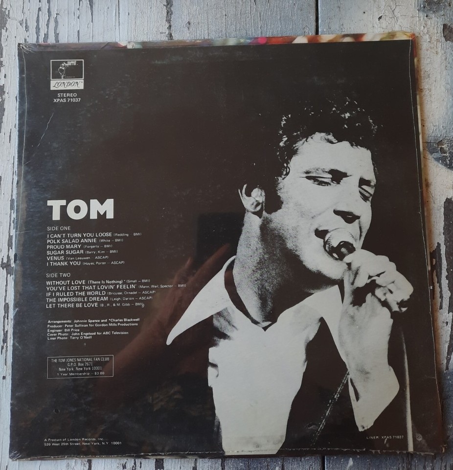 Tom Jones Vinyl LP TOM Parrot London XPAS 71037 | eBay