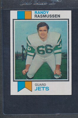 1973 Topps #099 Randy Rasmussen Jets NM *1137 | eBay