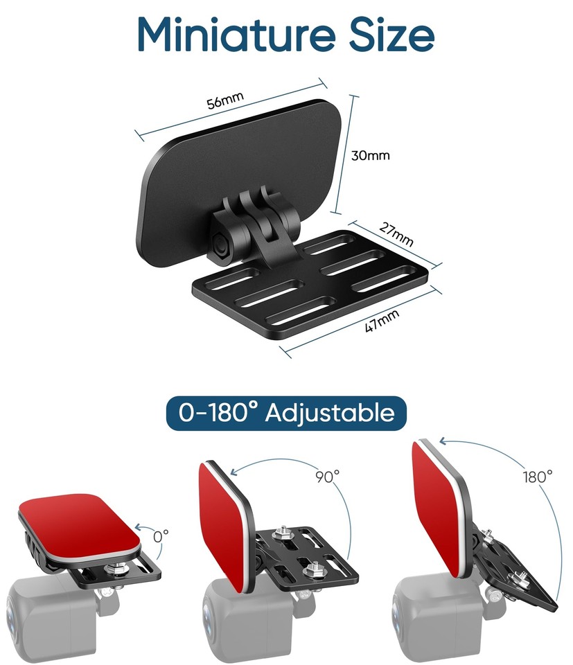 Universal Rear Camera MountAdhesive-2PCS Backup Camera Bracket Rear ...