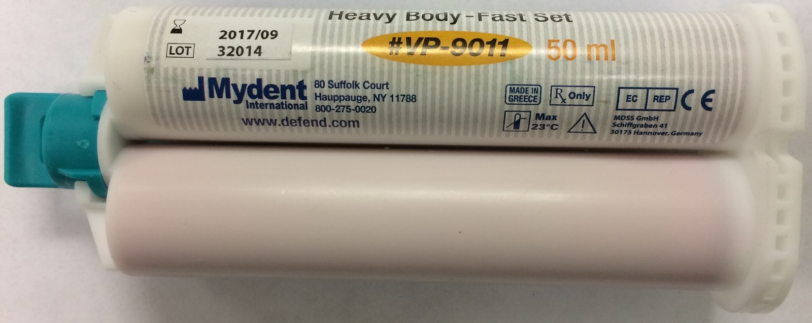 Defend VP9007 VPS Super Hydrophilic Vinyl Polysiloxane Impression ...