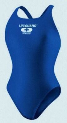 SPEEDO Lifeguard Super Pro Back SAPPHIRE BLUE 1pc Swim Suit NEW Womens ...
