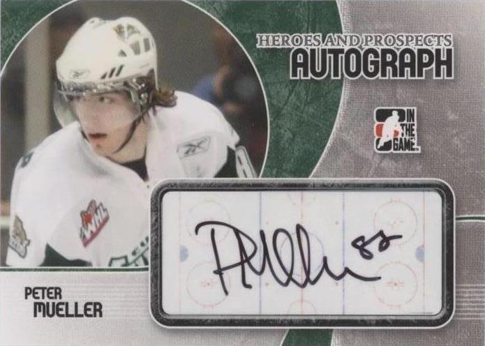 2007-08 In the Game Heroes and Prospects - Autographs Peter Mueller #A ...