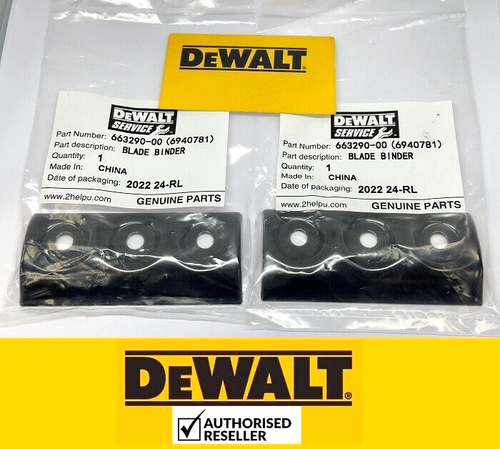2X GENUINE DEWALT BLADE CLAMP PLATE DCP580 D26676 PLANER 663290-00 | eBay