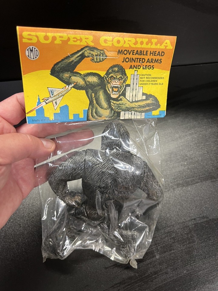 IMCO Vintage Monster Rack Toy Sealed Super Gorilla King Kong figure ...