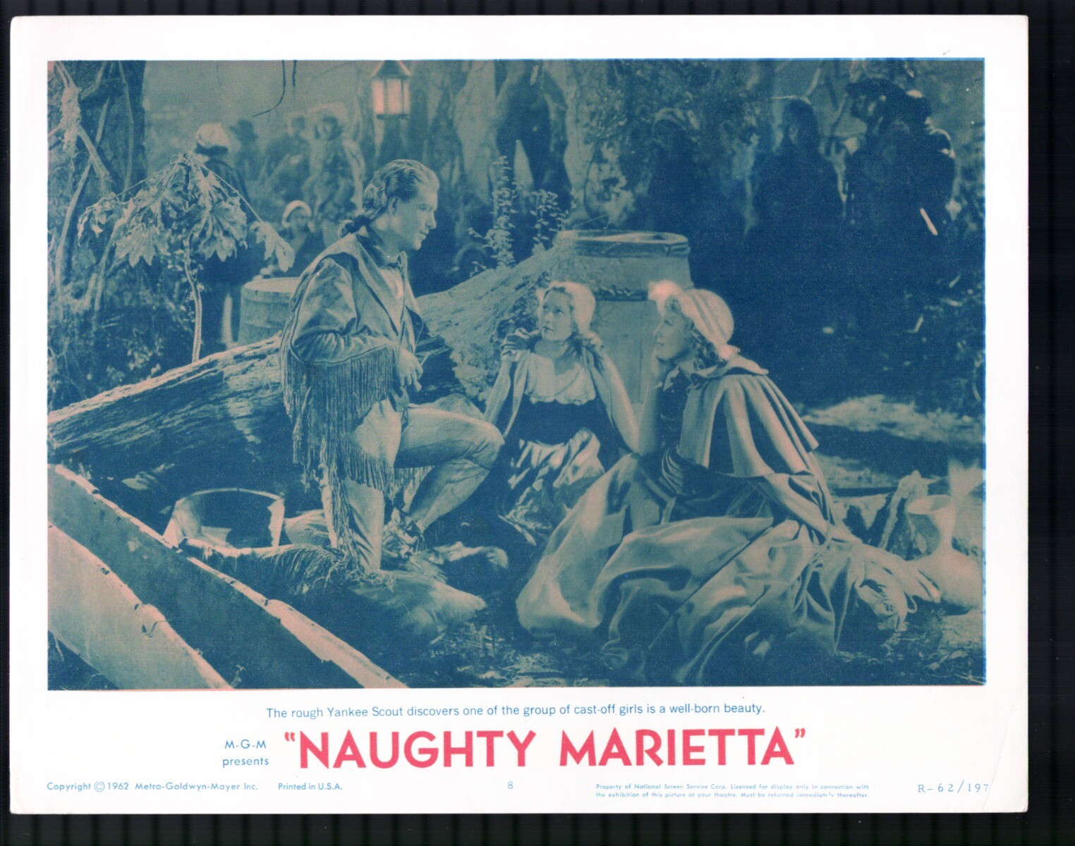 Lobby Card: Naughty Marietta 11"x14" Lobby Card #8 Nelson Eddy Jeanette MacDo... | eBay