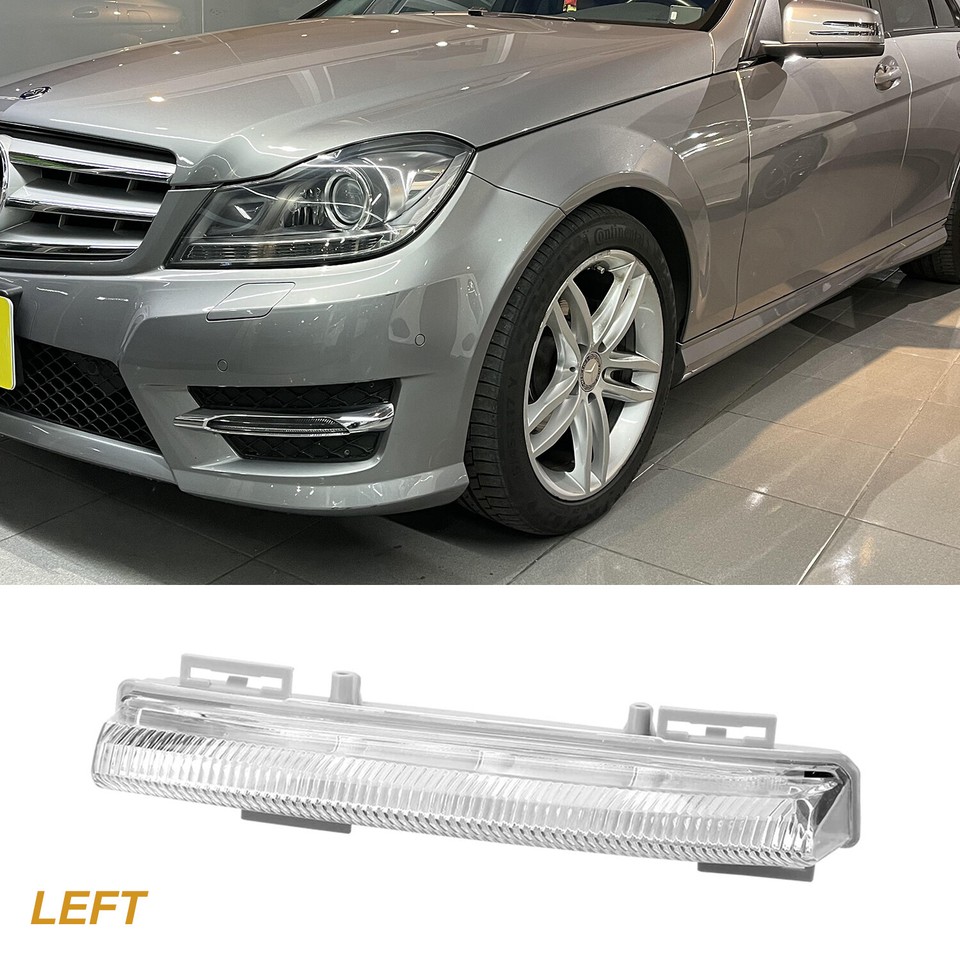 For Mercedes-Benz C E SLK W204 W212 R172 LED DRL Daytime Running Lights ...
