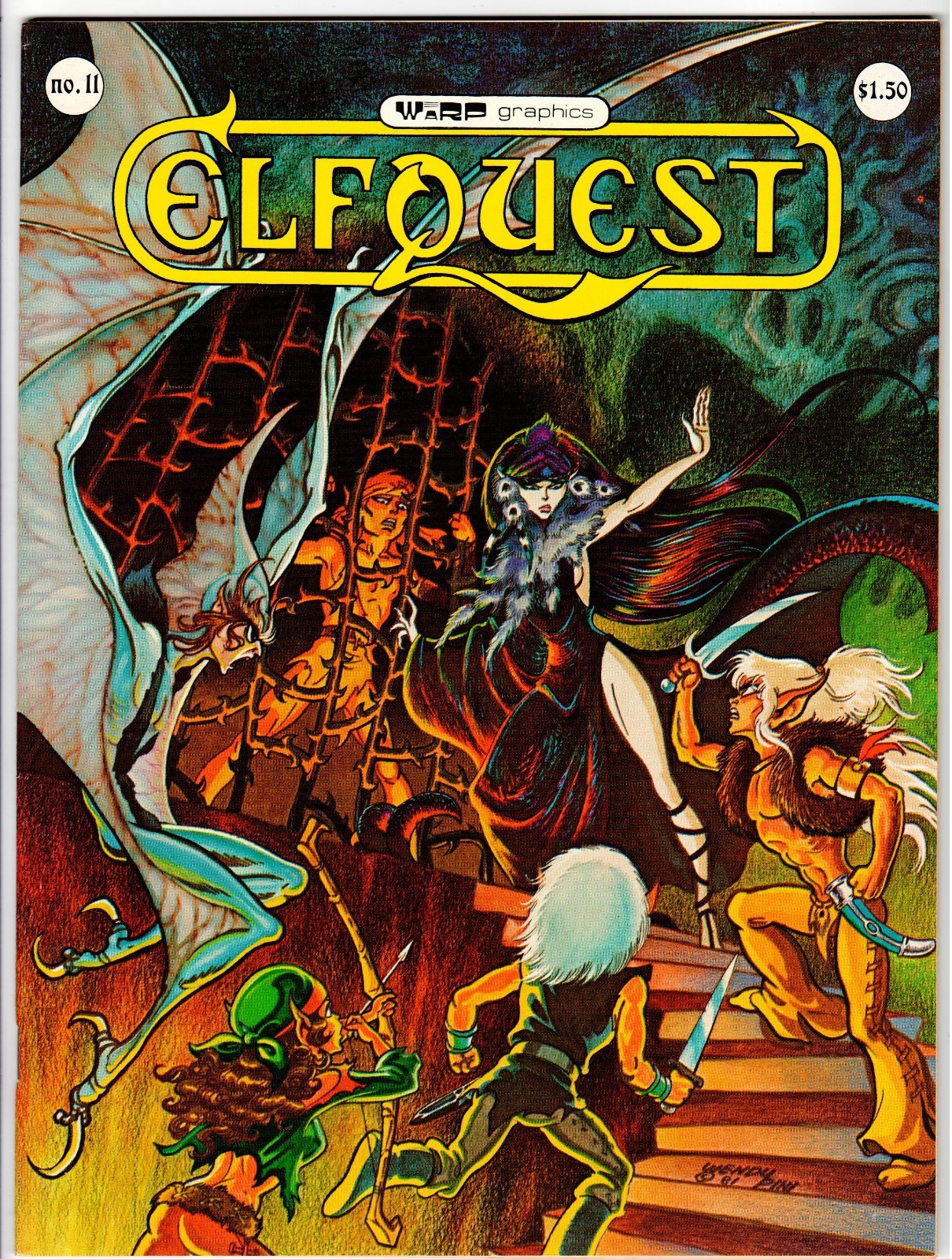 WaRP Graphics ELFQUEST #11 - VF 1981 Vintage Magazine | eBay