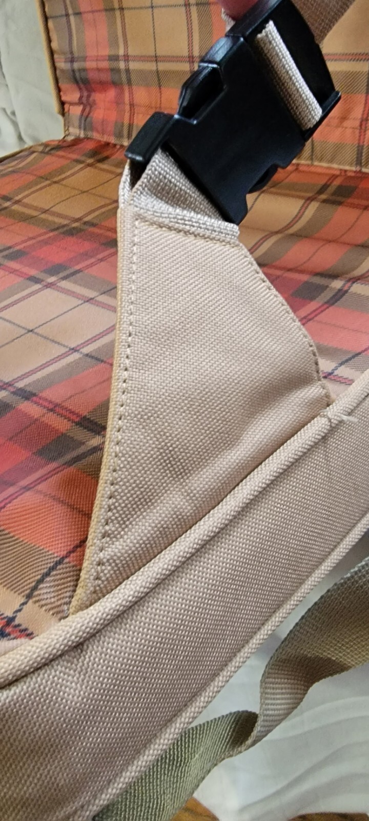 Eddie Bauer Portable Folding Camp Chair Stadium Seat Padded Plaid ...