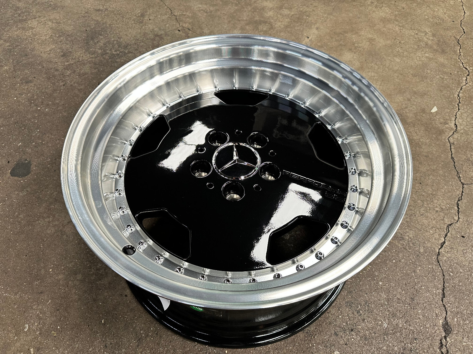 New 17x8J 17x9.5J OZ Aero Classic Design AMG Mercedes BLACK Wheel (Set ...