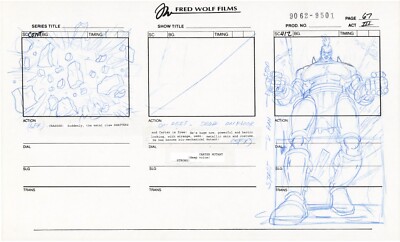 Teenage Mutant Ninja Turtles TMNT Original Production Animation ...