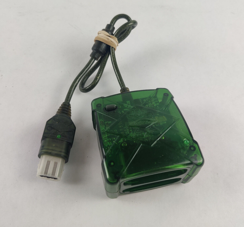 INTEC ORIGINAL XBOX GREEN WIRELESS CONTROLLER DONGLE ADAPTER RECEIVER ...
