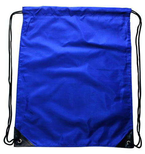 Nylon back sack draw pull string gym bag swimming sport pack gear pack ...