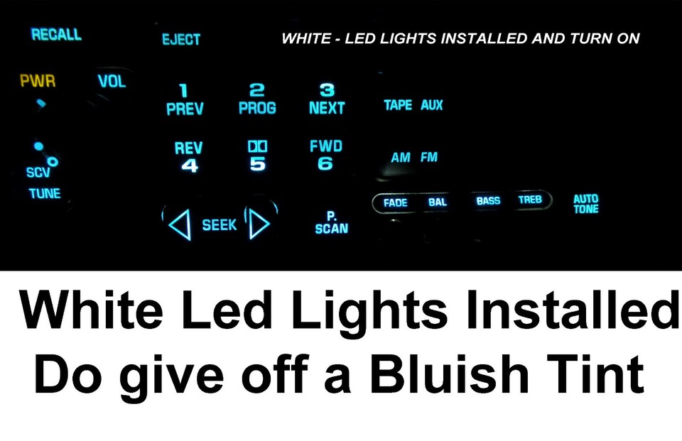 12V LED DELCO RADIO LIGHT BULBS DISPLAY CD CASETTE STEREO GM SUBURBAN ...