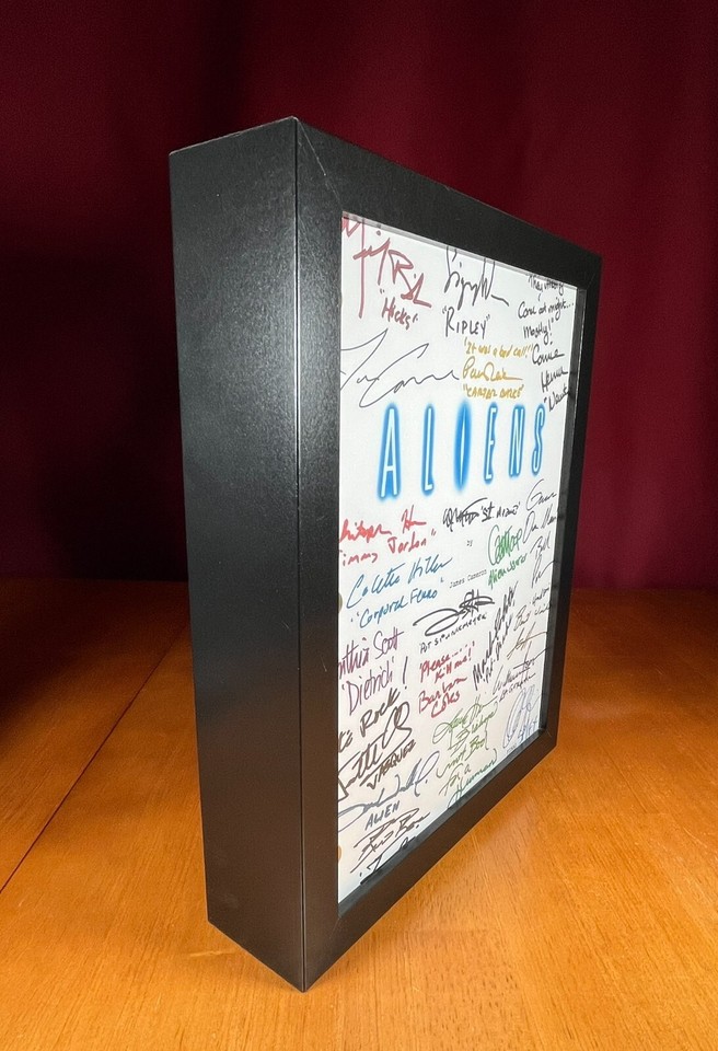 Aliens Script Signed- Autograph Reprints- Sigourney Weaver- Ripley ...