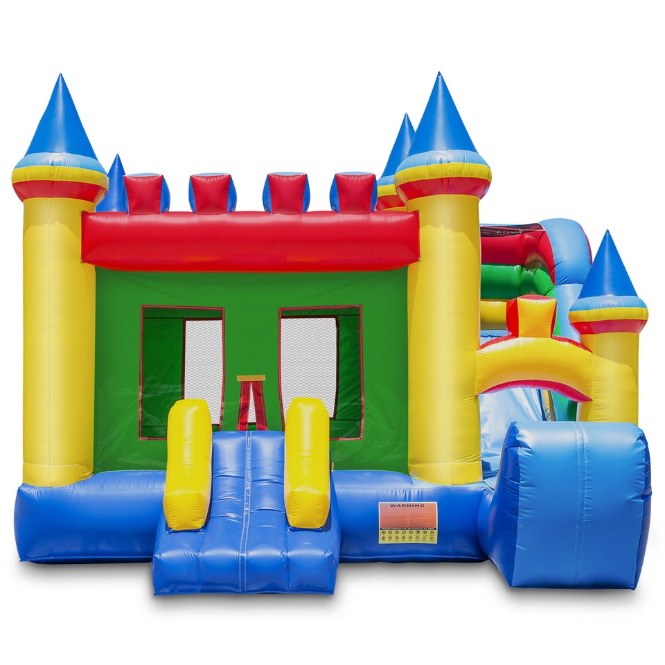 Commercial Castle Bounce House Jumper and Slide w/ Blower - 100% PVC ...