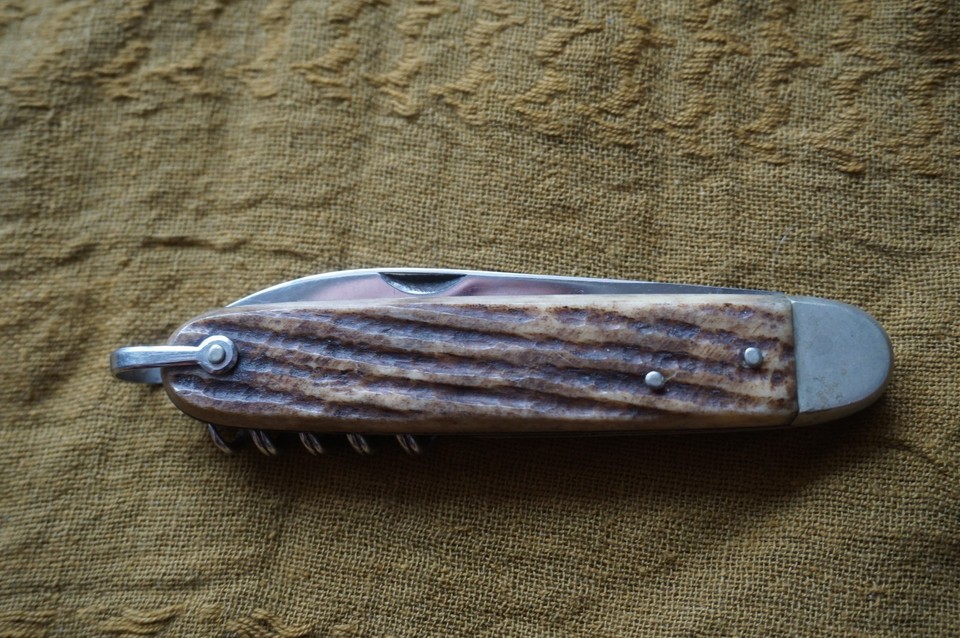 HANDSOME BONE-HANDLED FOLDING KNIFE (BARGERON, FRANCE) | eBay
