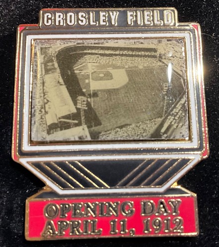 CINCINNATI REDS CROSLEY FIELD OPENING DAY COMMEMORATIVE PHOTO PIN | eBay