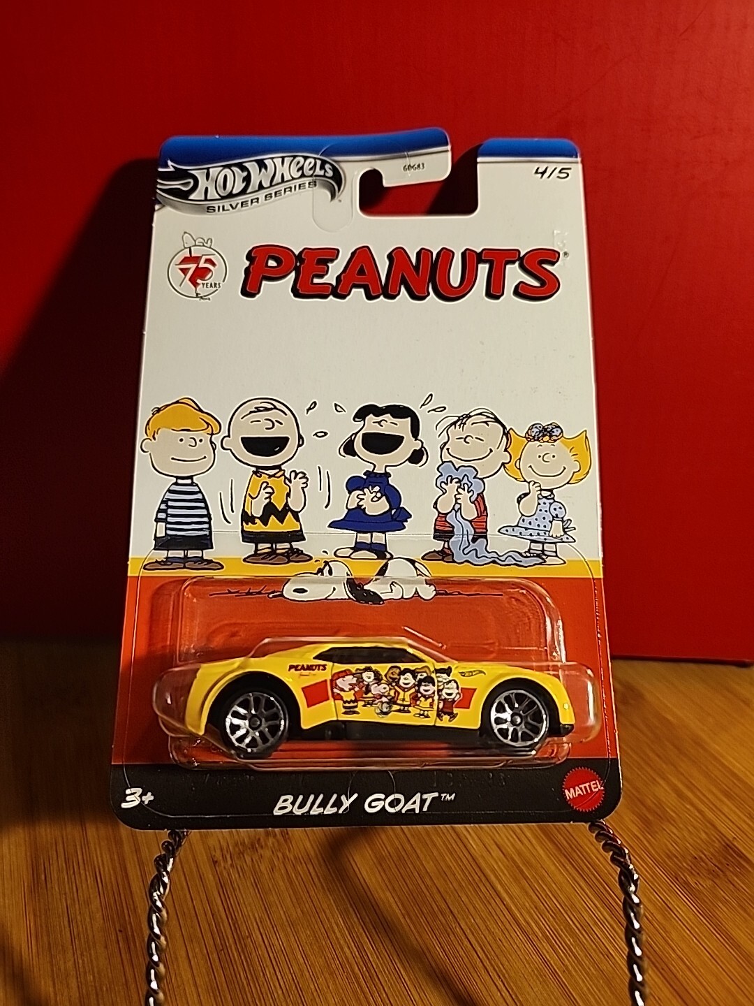 HOT WHEELS SILVER SERIES PEANUTS 75 YEARS BULLY GOAT 4/5 NEW | eBay