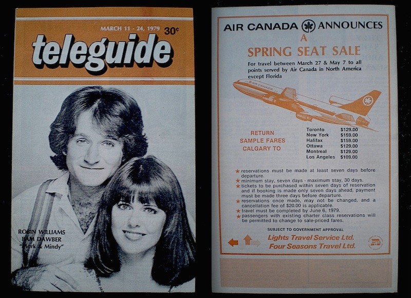 TV Guide 1979 International Mork & Mindy Robin Williams Pam Dawber ...