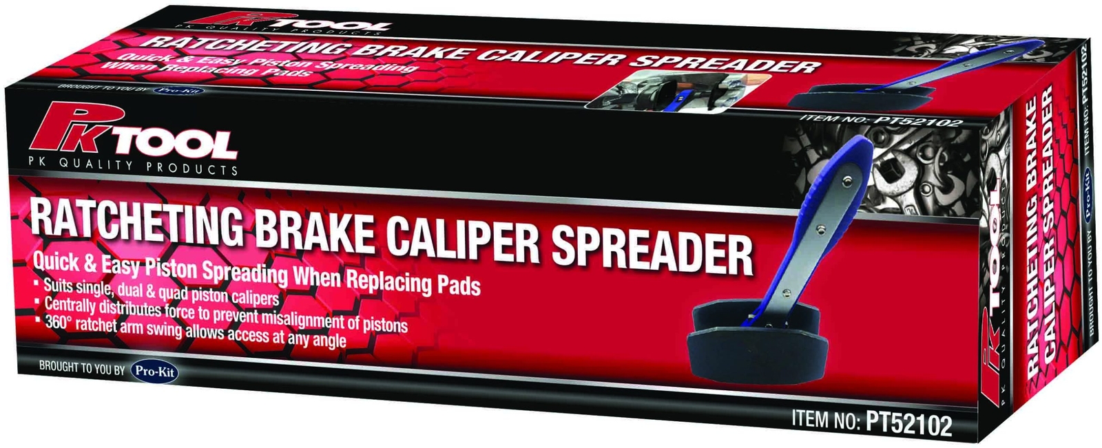 Pro-Kit BRAKE CALIPER SPREADER - RATCHET DESIGN MULTI PISTON | eBay