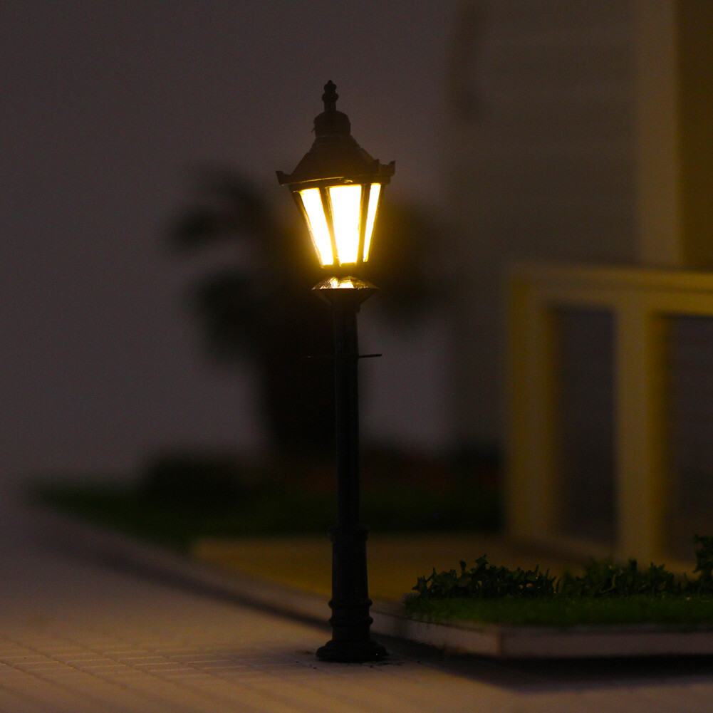 Standard Size Streetlights A Solar Powered Street Lamp Illuminating A