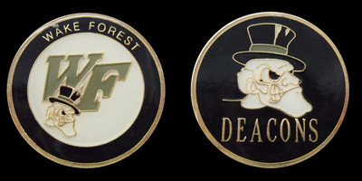 WAKE FOREST COLLEGIATE COLLEGE COLLECTIBLE CHALLENGE COIN NEW | eBay