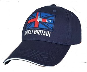 Great Britain Baseball Cap Adults OSFA Adjustable Mens Hat Union Jack ...
