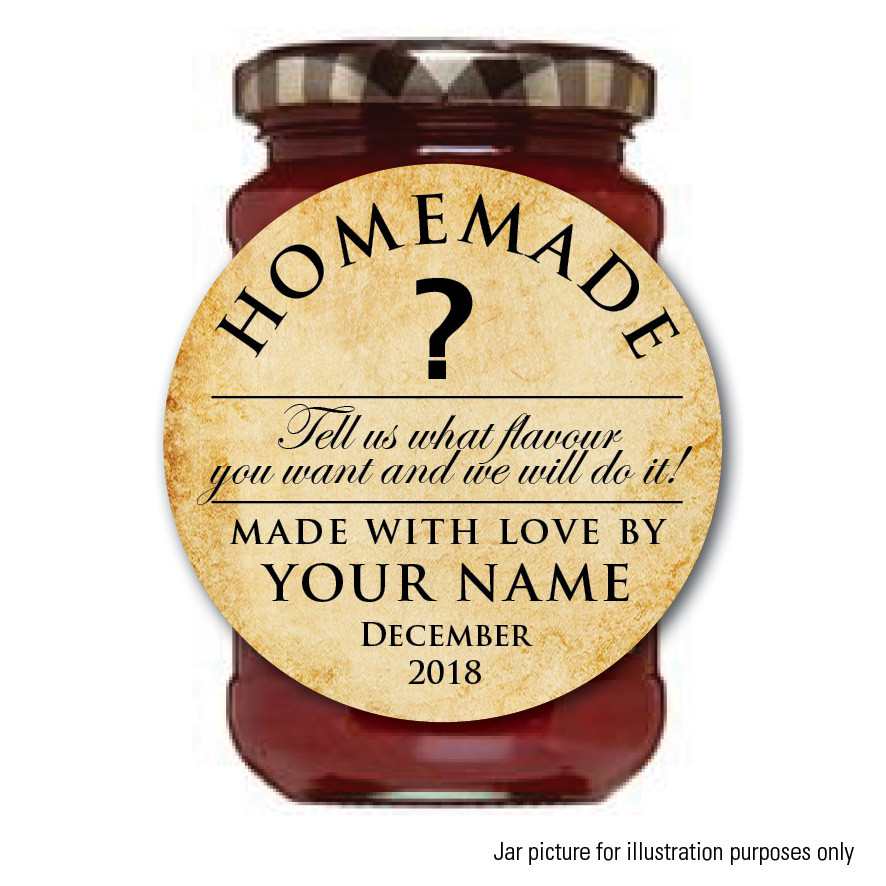 Personalized Jam Jar Labels Personalized Initial Jam Jar Wedding