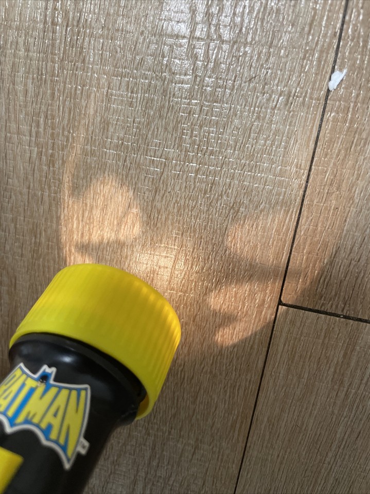 Vintage 1988 NASTA Batman FLASHLIGHT Bat Signal DC comics Works | eBay