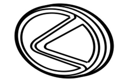 90975-02133 Toyota Emblem, radiator grille (or front panel) 9097502133 ...
