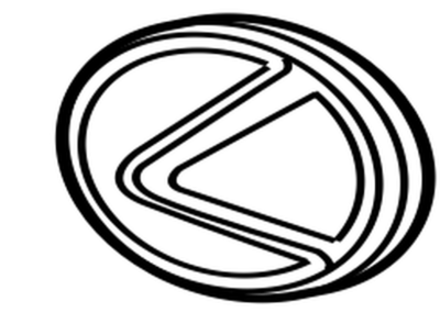 90975-02133 Toyota Emblem, radiator grille (or front panel) 9097502133 ...