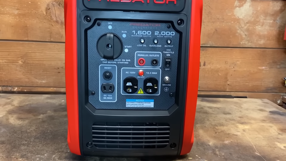 Predator 2000 Watt Super Quiet Inverter Generator with CO Secure ...