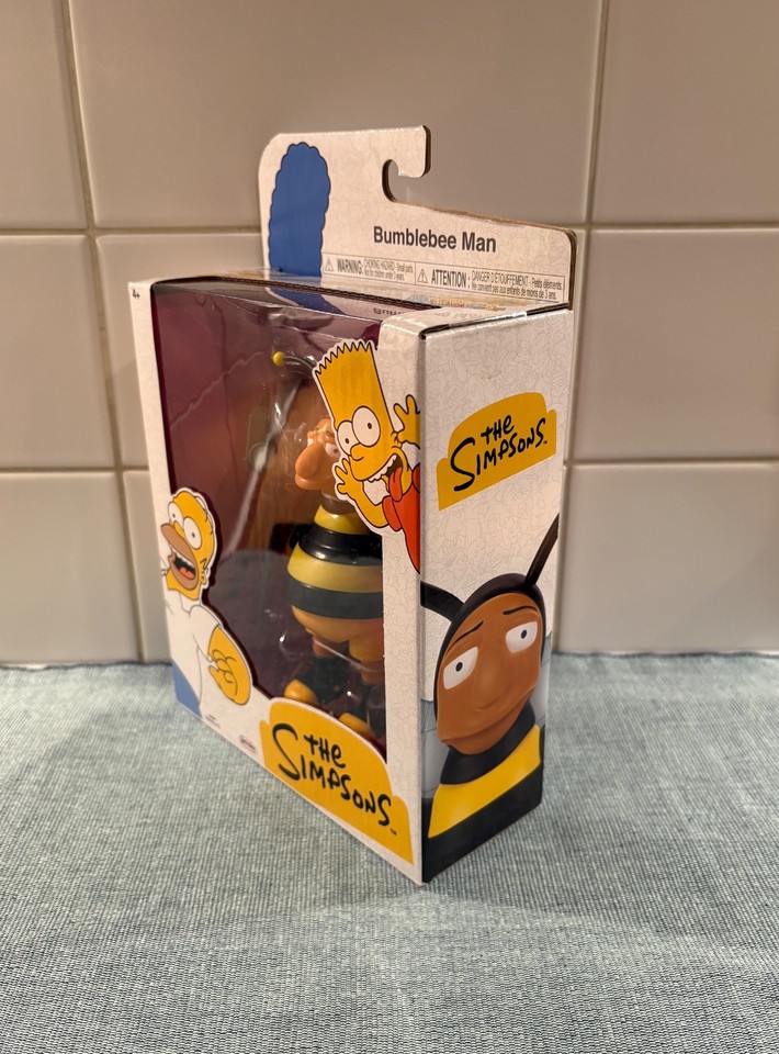 BNIB & SEALED The Simpsons Bumblebee Man Action Figure , 5-inch | eBay UK