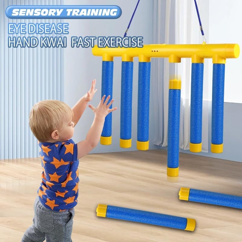 Adjustable Speed Catching Sticks Game, Reaction Training Drop Challenge ...