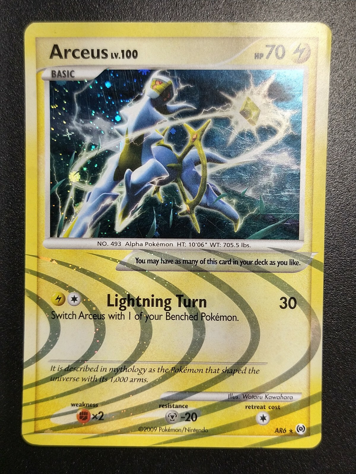 Arceus Level 100 Pokemon Card