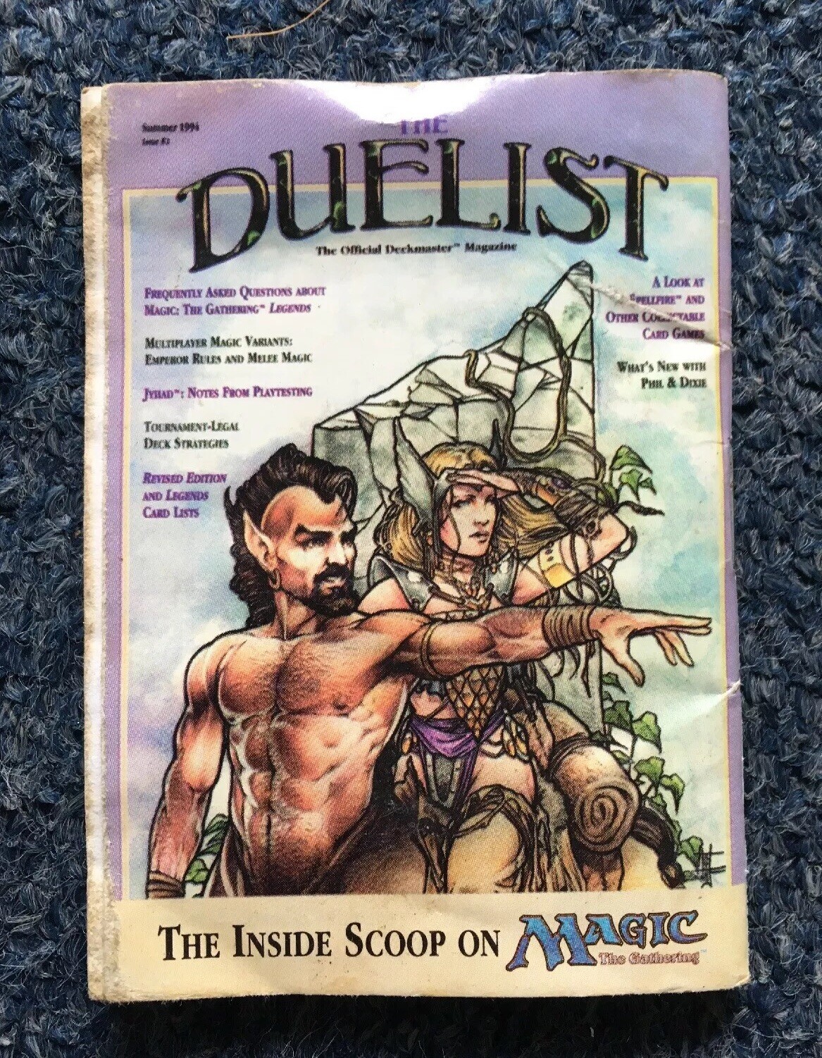 Magic the Gathering ICE AGE Deckmaster Rulebook | eBay